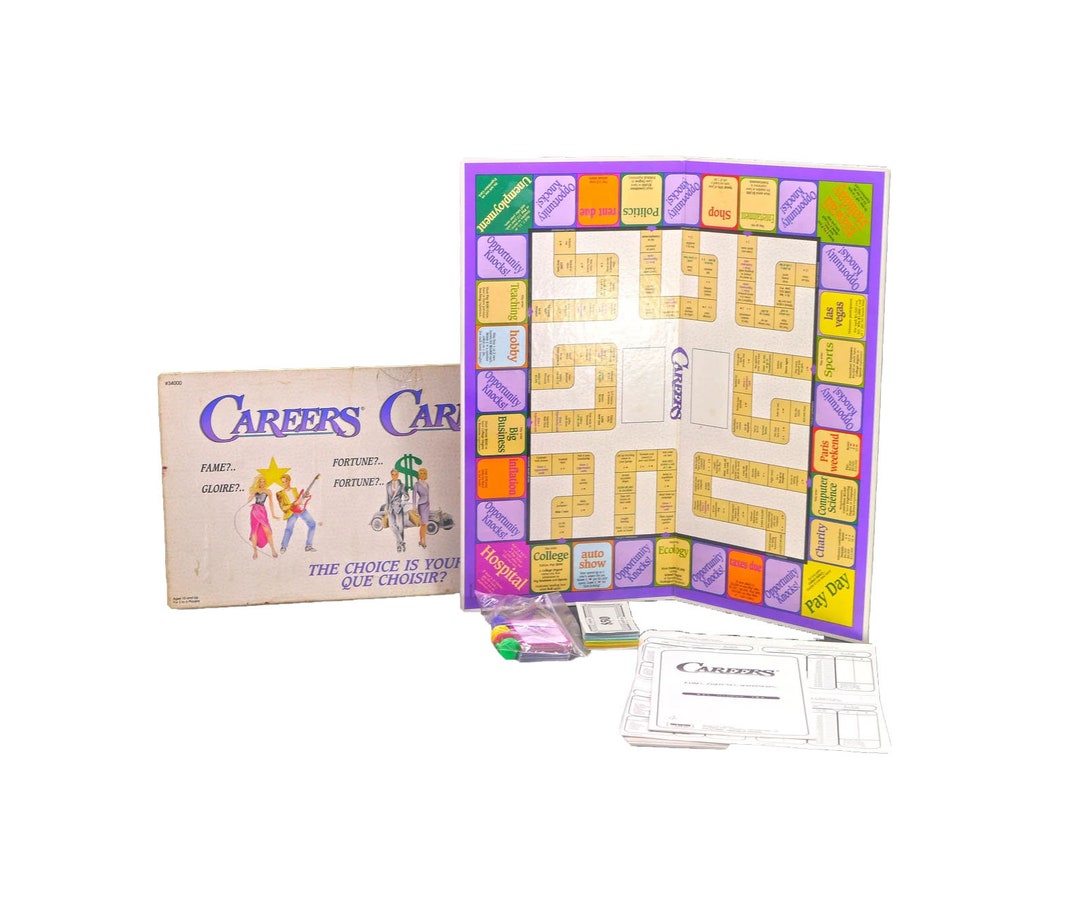 Vintage Careers Board Game. Irwin 1992. Incomplete. - Etsy