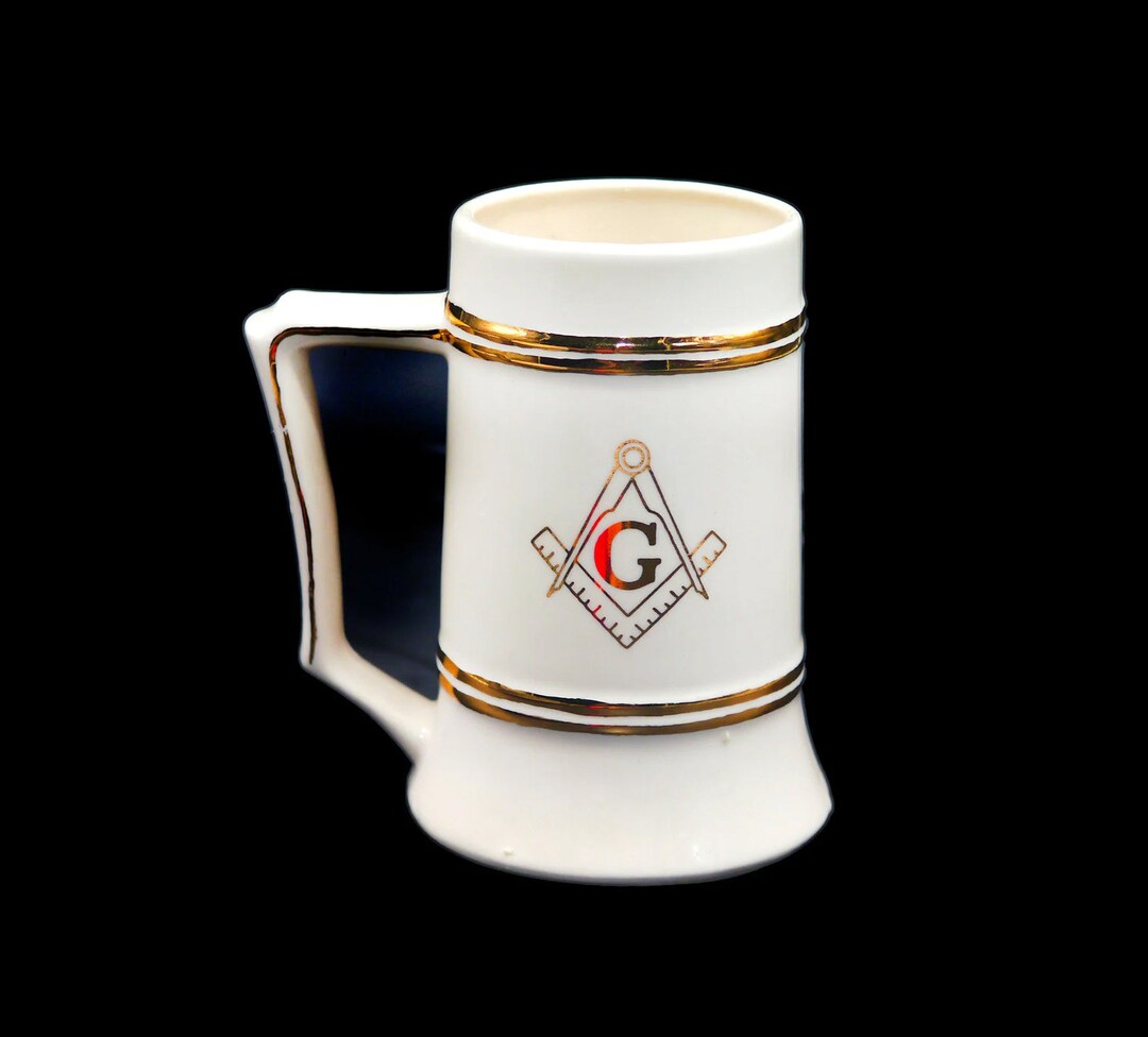 Masonic Freemasons Ceramic Beer Stein Tankard Made in USA. - Etsy UK