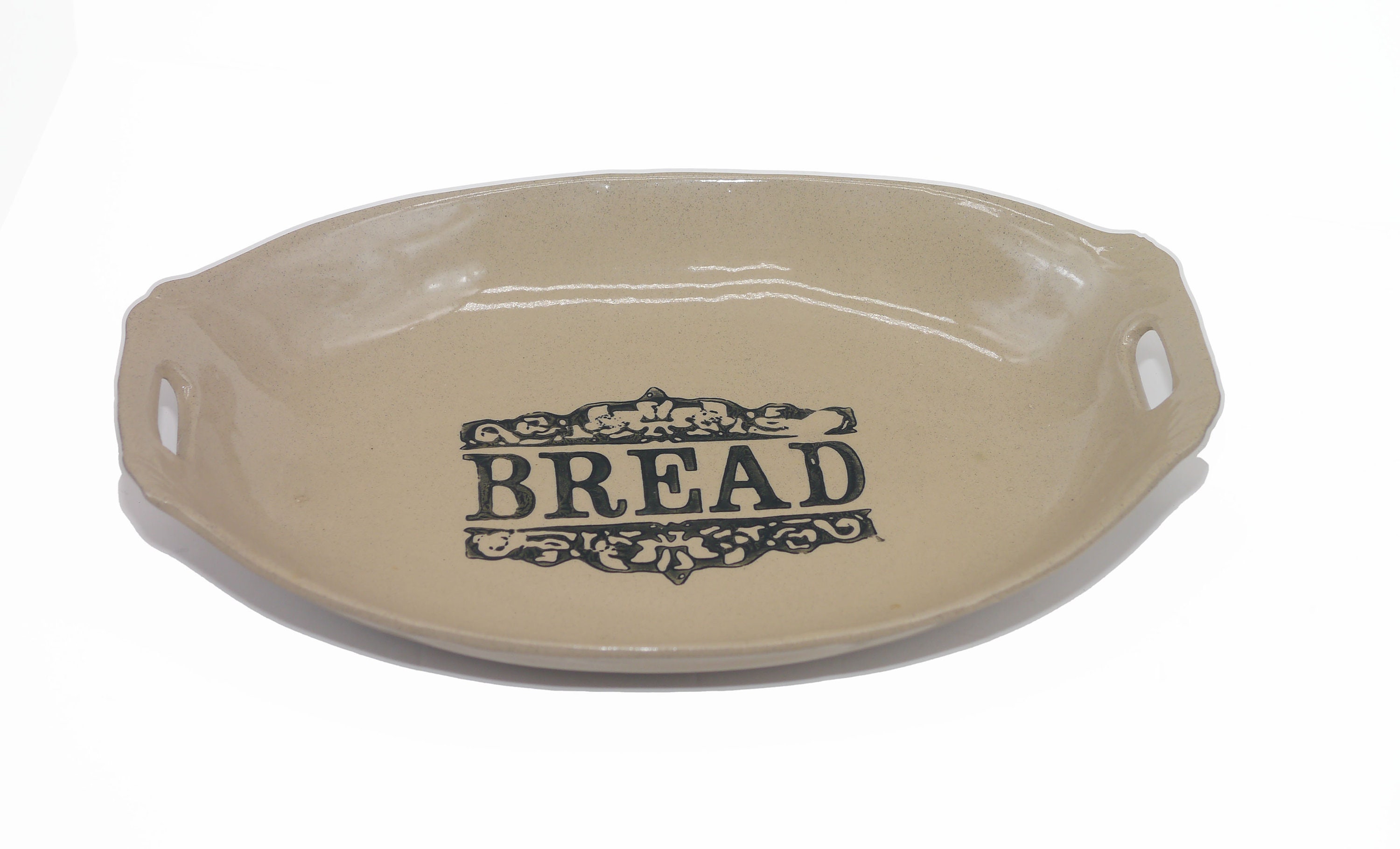 Moira Pottery | Moira Stoneware handled bread serving plate | bread ...