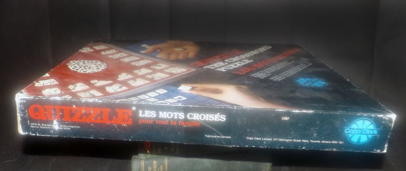 Quizzle Crossword Puzzle Board Game. Copp Clark Games. Made - Etsy