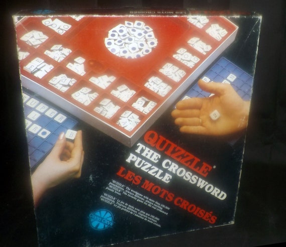 Quizzle Crossword Puzzle Board Game. Copp Clark Games. Made - Etsy