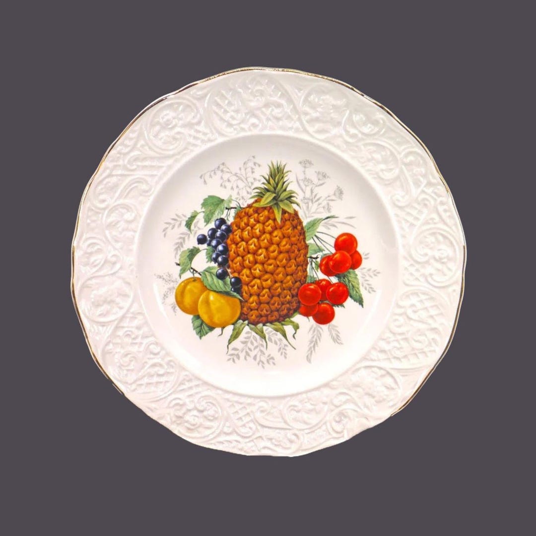 Vintage Simpsons Potters SIM14 Luncheon Plate Made in England. Central ...