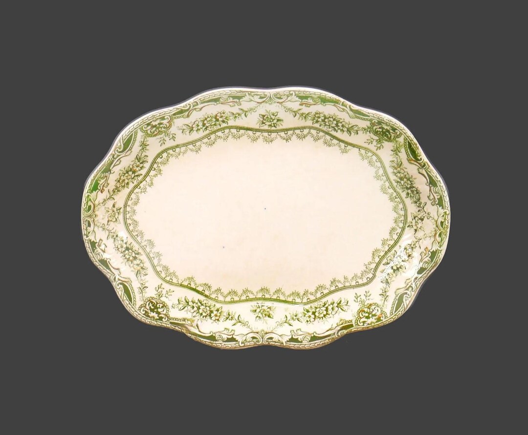 Antique British Canadian Crockery King Edward Oval Sandwich Platter. - Etsy Canada