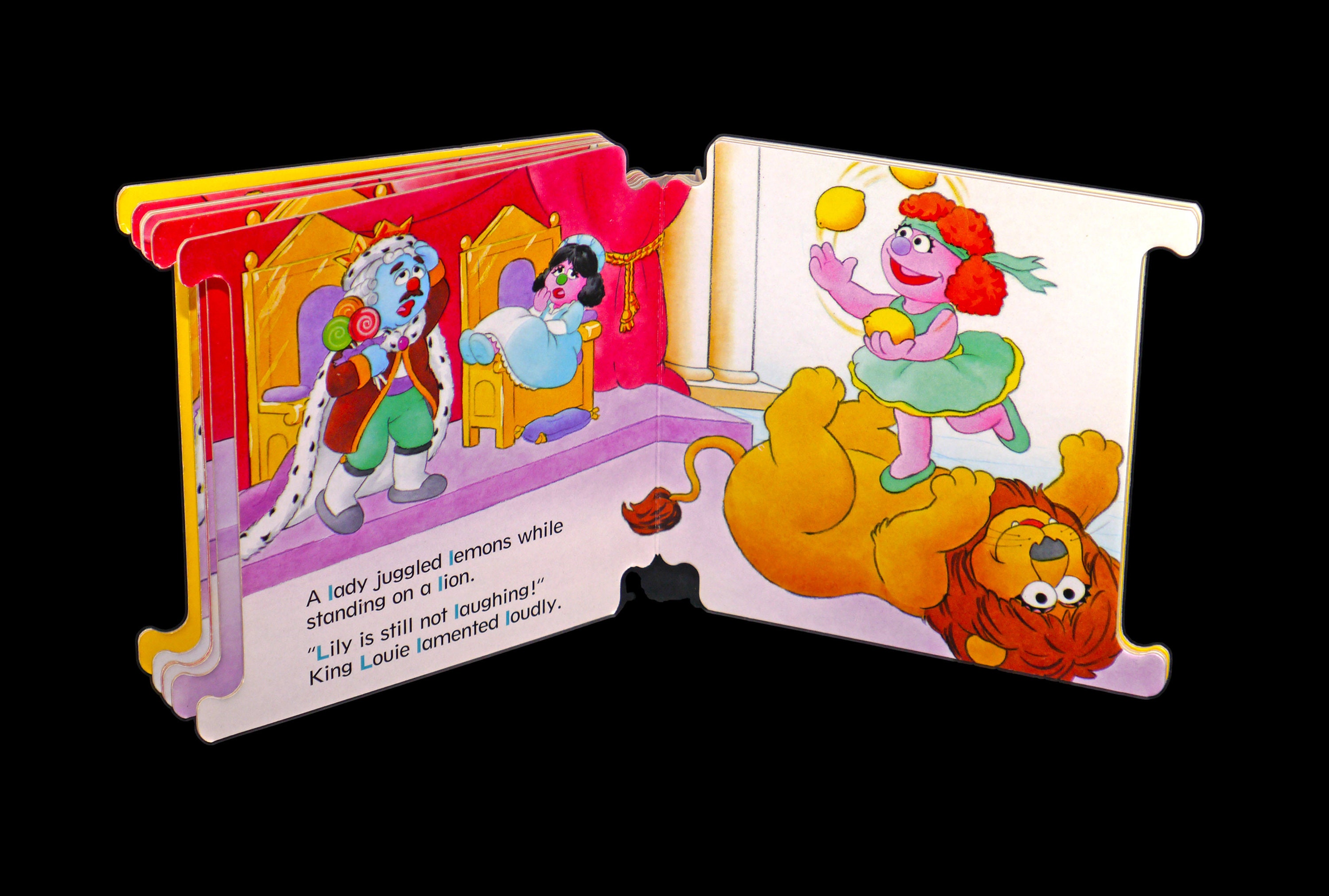 Sesame Street Letter L: the Princess Who Wouldn't Laugh - Etsy Canada