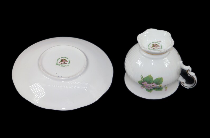 Vintage Elizabethan Mayflower Cup and Saucer: Nova Scotia Floral Emblem ...