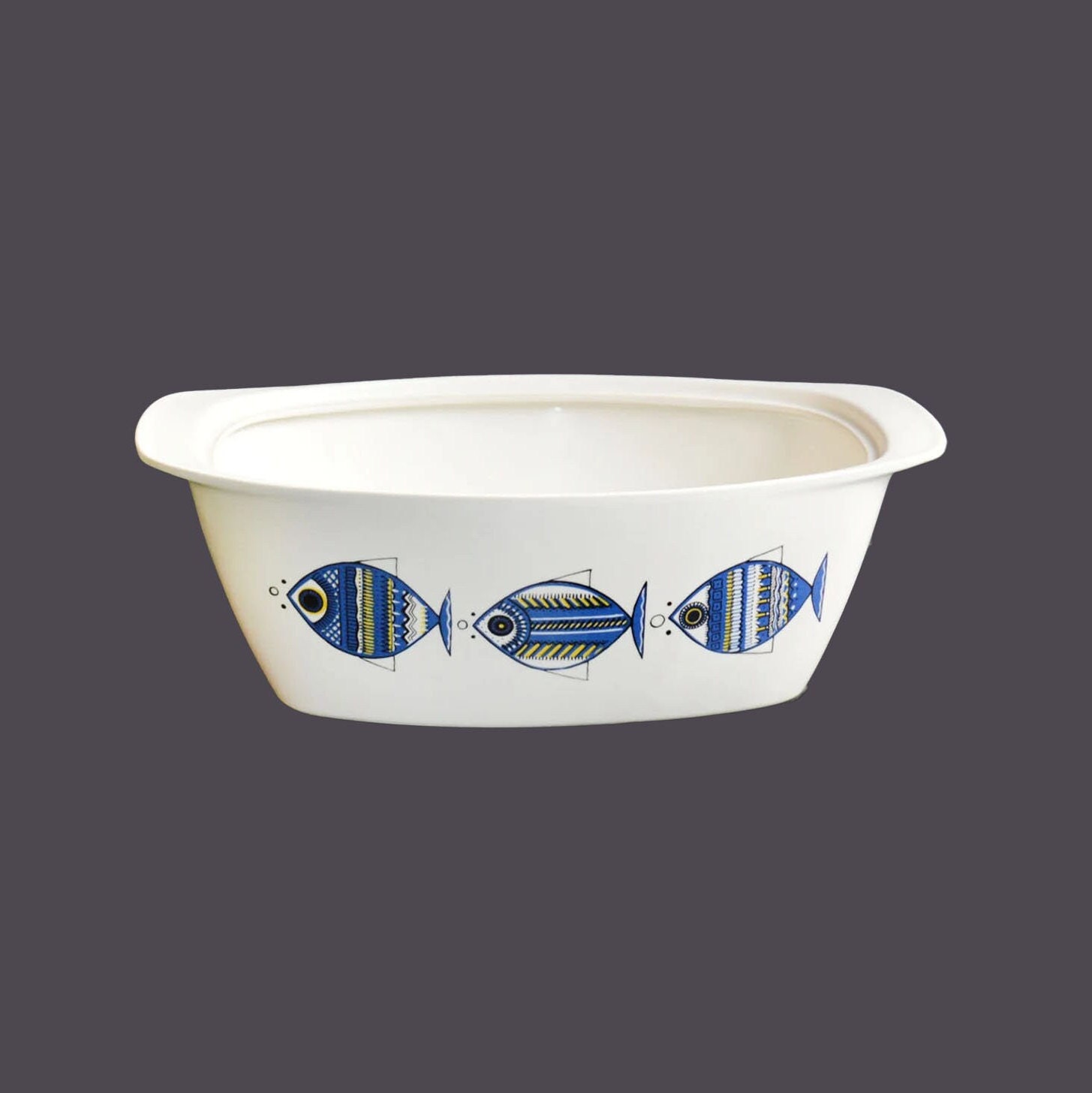 Villeroy & Boch Luxembourg Viking large oval casserole. Blue and green ...