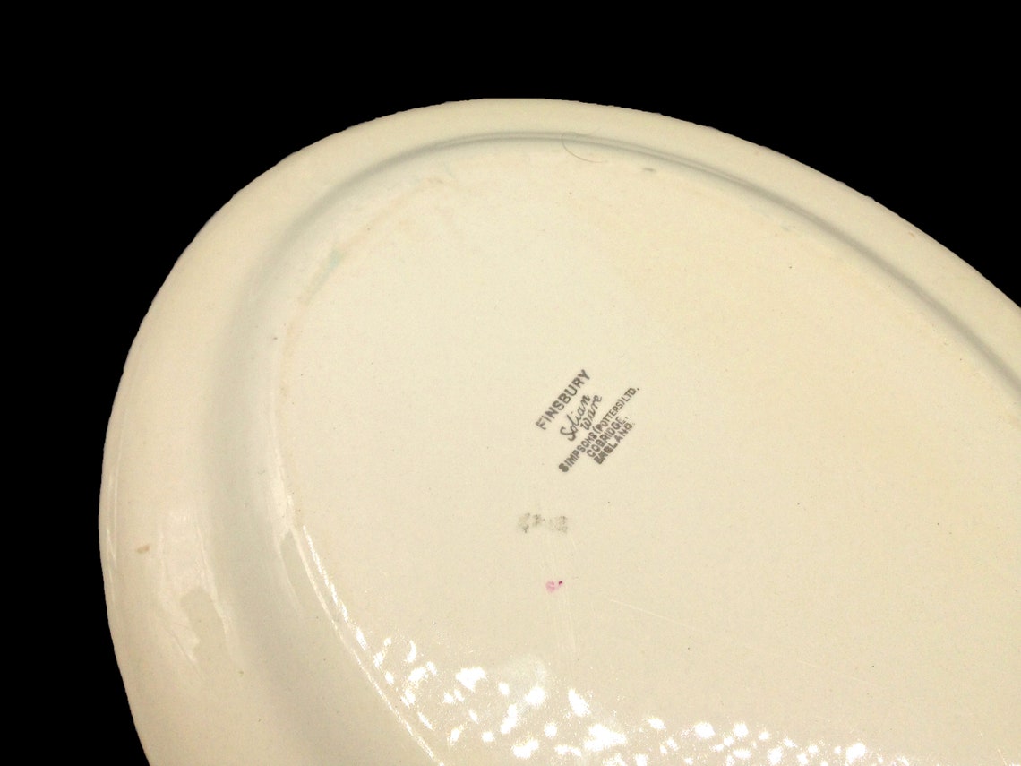 Simpsons Potters Finsbury Oval Platter. Solian Ware Ironstone - Etsy Canada