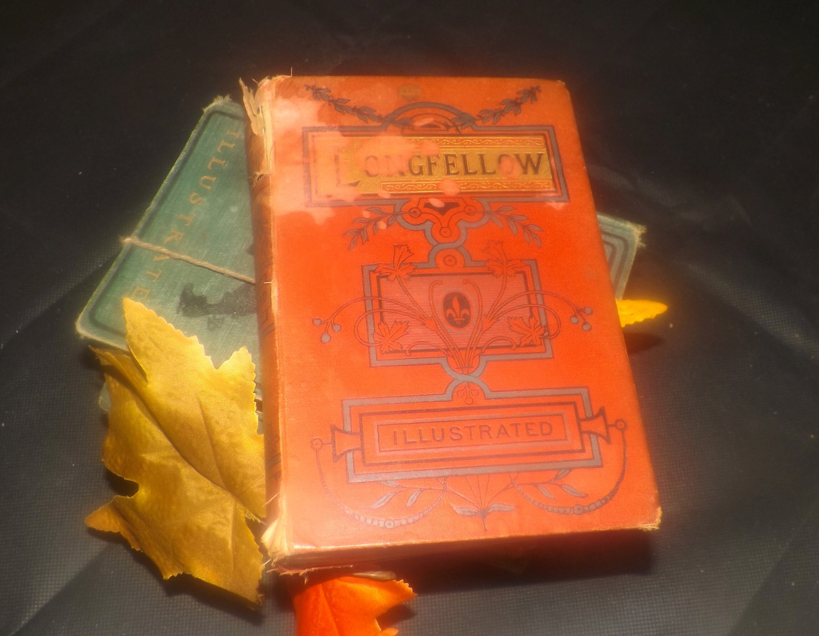 Victorian era hardcover poetry book Longfellow's Poetical Works. Author ...