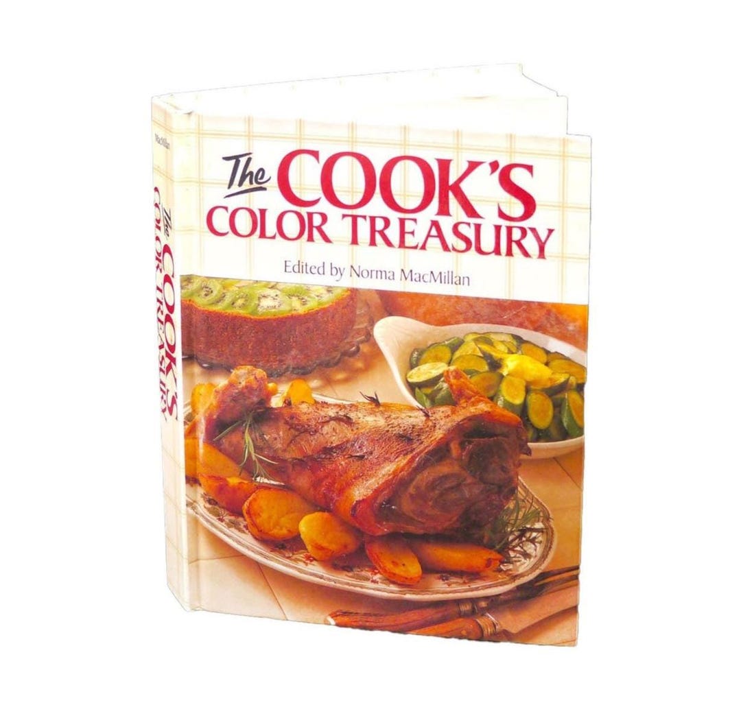 Vintage the Cooks Color Treasury 1982 Cookbook. Norma Macmillan USA. - Etsy