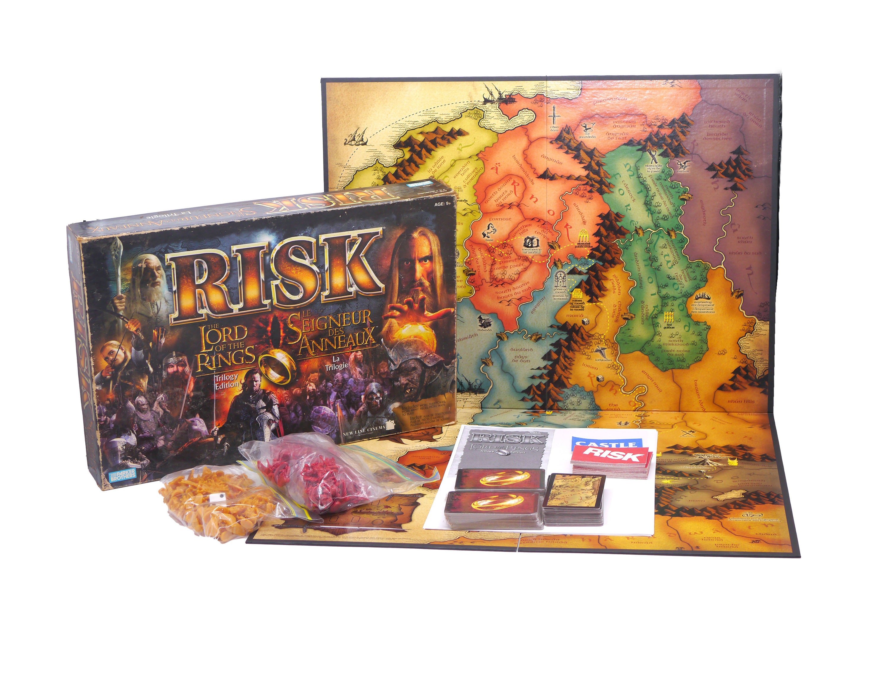 Lord of the Rings Risk Trilogy Edition 2002 Board Game - Etsy