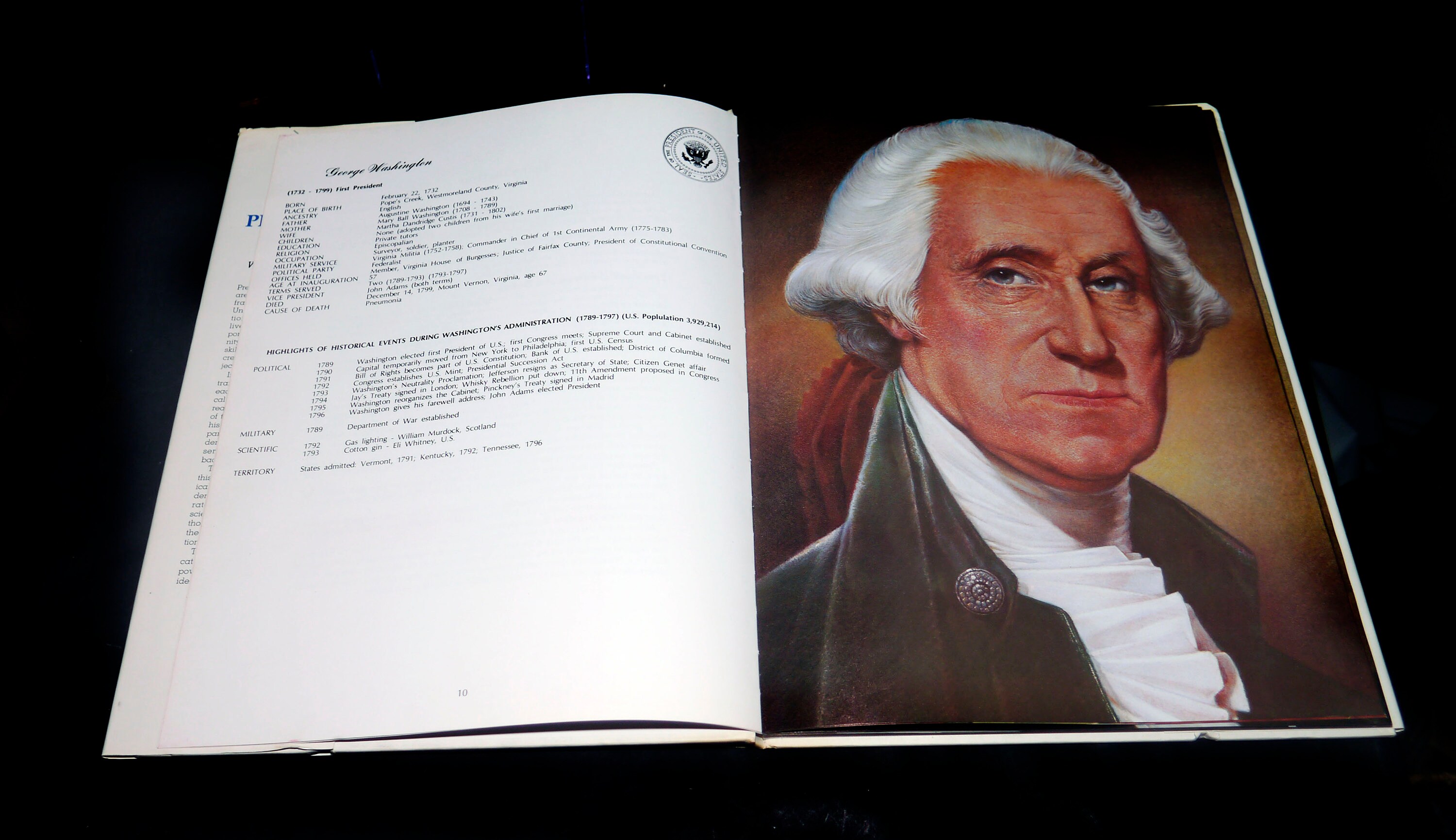 The Presidents Washington to Bush book. Presidential portraits by Sam J ...