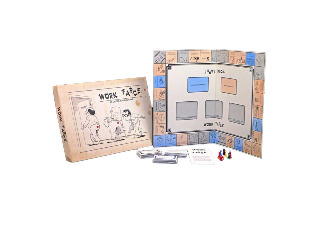 Work Farce Office Politics Board Game. Prototype Game With Few Copies ...