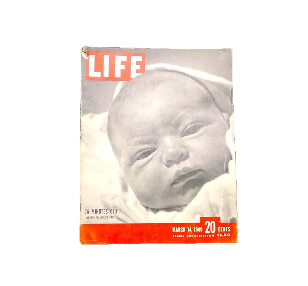 March 14 1949 Life Magazine. Dorothy Mcguire's Baby, Topo Swope, on ...