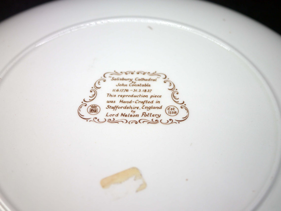 Lord Nelson Pottery Decorative Cabinet Wall Display Plate - Etsy Canada