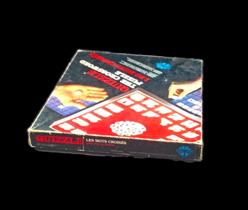 Quizzle Crossword Puzzle Board Game. Copp Clark Games. Made - Etsy Canada
