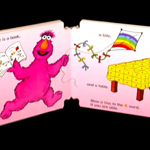 Sesame Street Letter K: K is for Kisses. Oscar the Grouch Book. Abcs ...