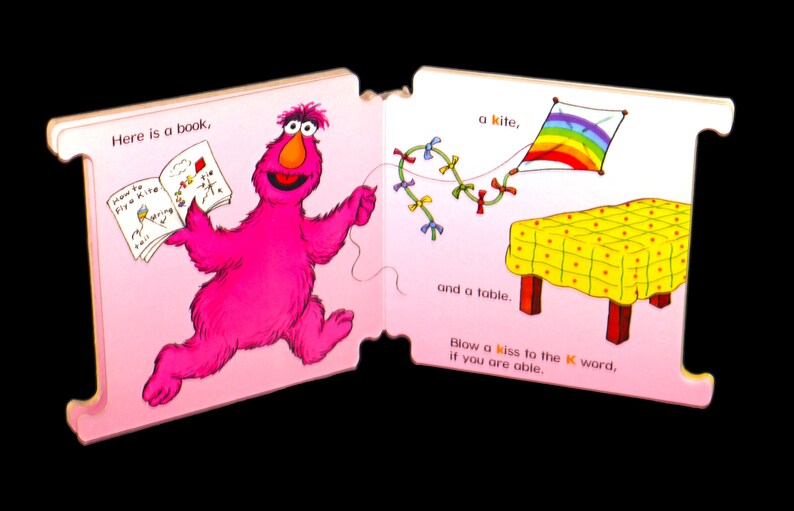 Sesame Street Letter K: K is for Kisses. Oscar the Grouch - Etsy