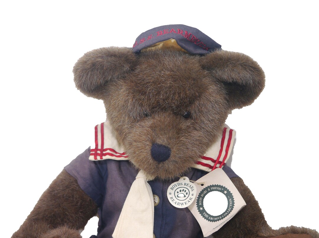 Radcliffe Fitzbruin Boyds Bear #912020 in Sailor Suit. Handmade Bear ...
