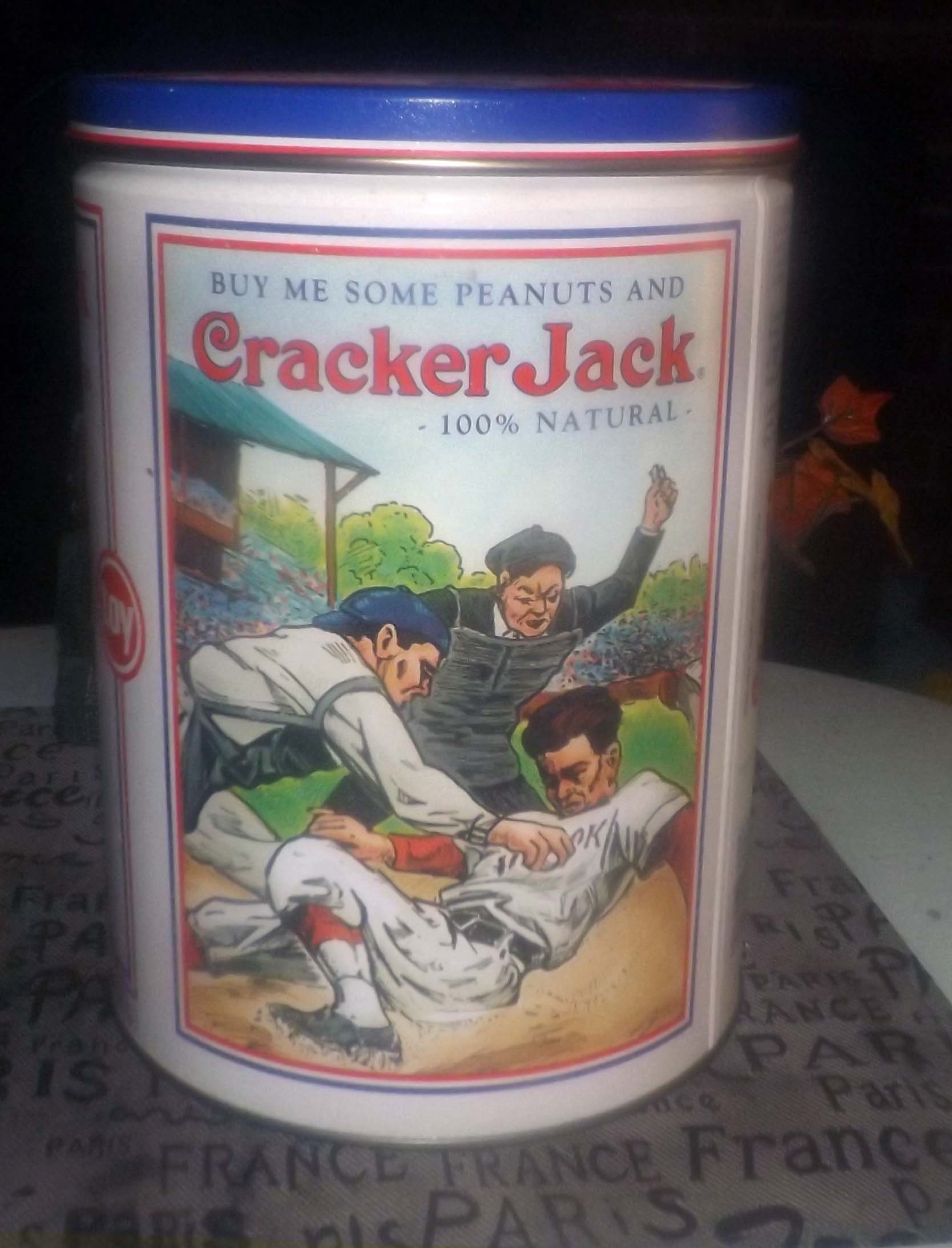Vintage (1990) Cracker Jack tin with lid made in USA. Vintage Cracker ...