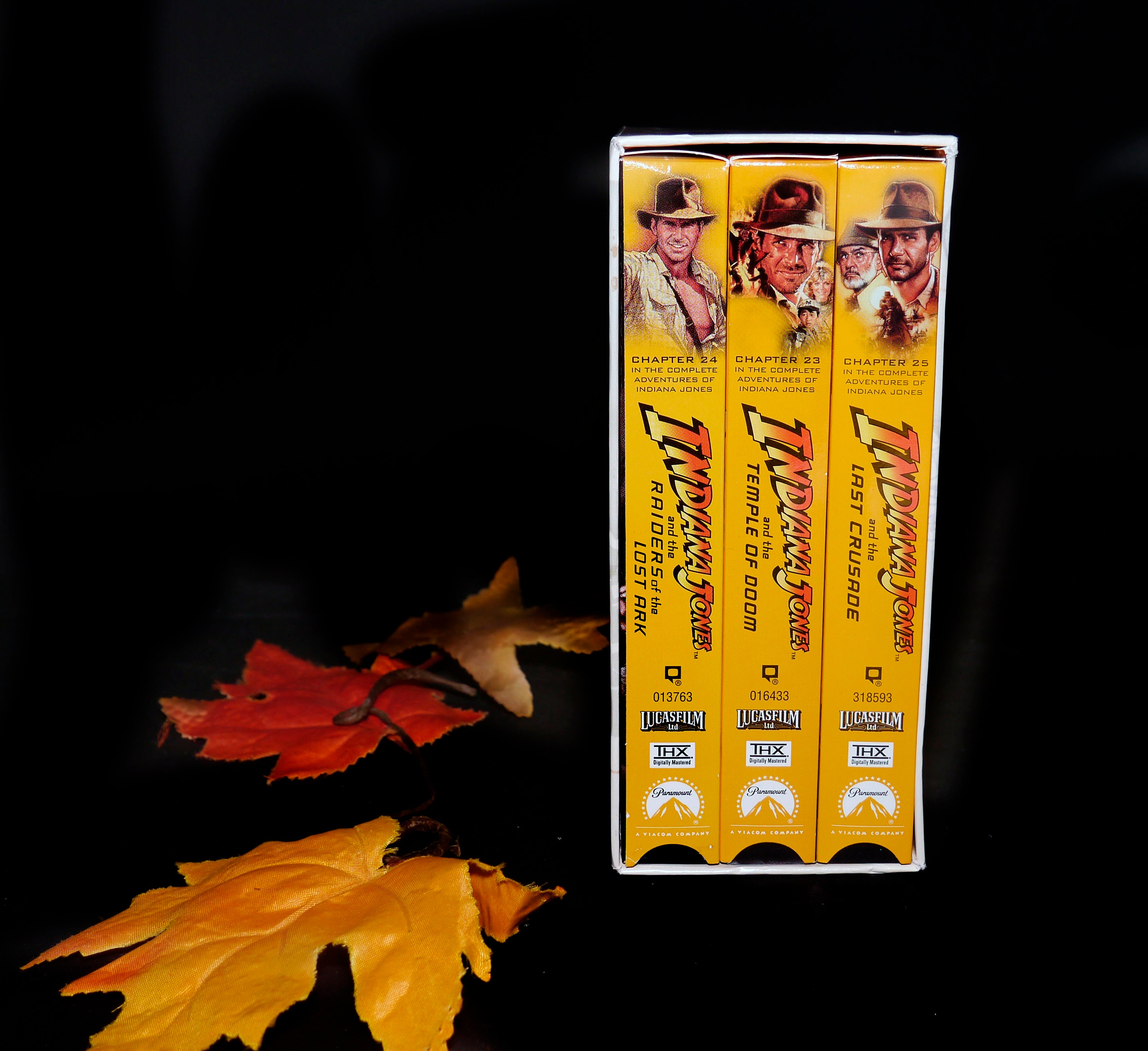 Indiana Jones Trilogy 1999. Boxed set three VHS videos. Paramount ...