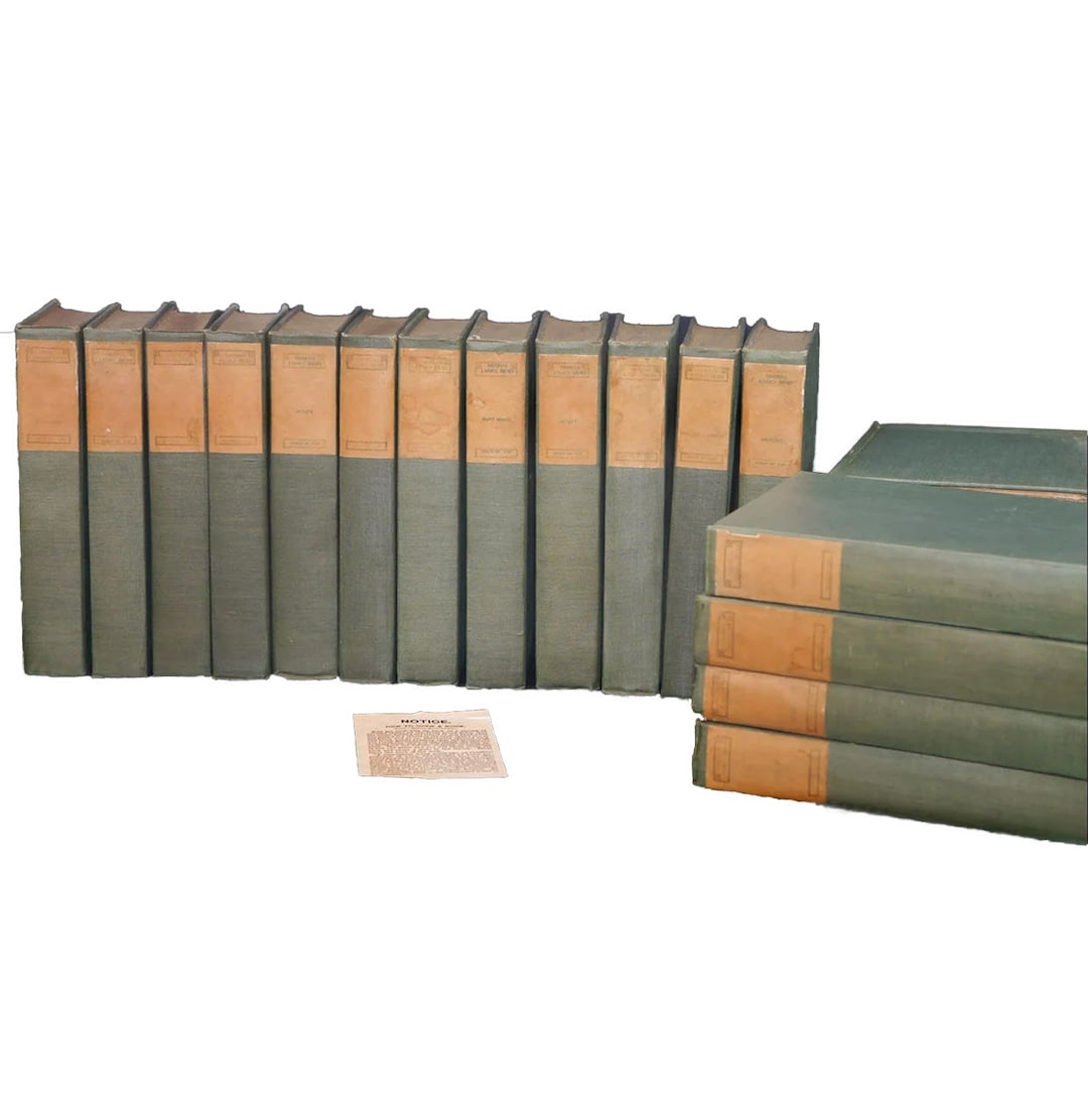 Twenty Volumes of Antiquarian First-edition Books. Universal Classics ...