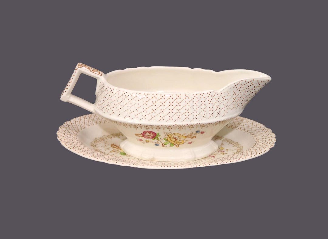 Vintage Myott Swing Time Gravy Boat With Underplate Made England. Flaw ...
