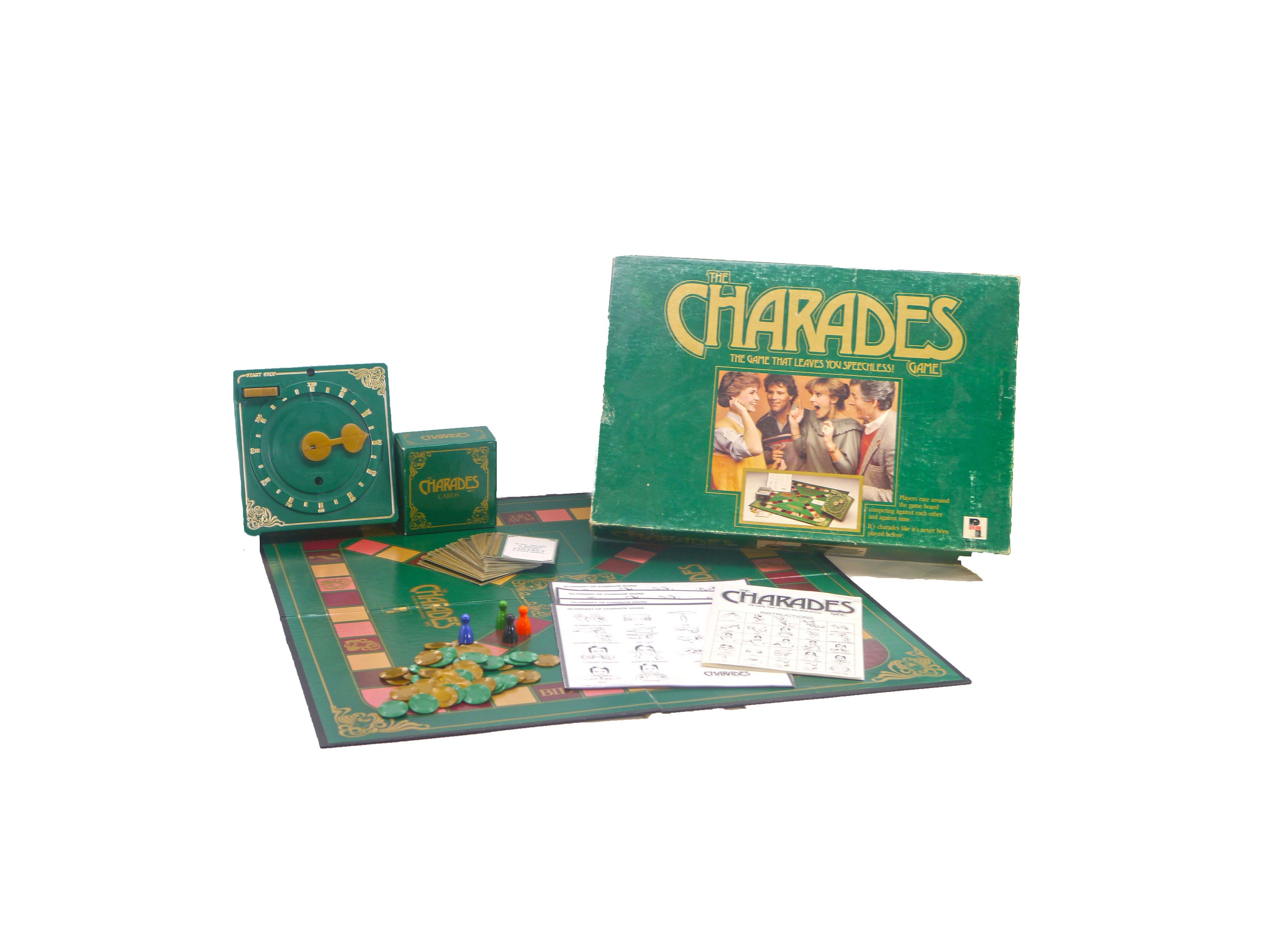 Playtoy Industries 1984 Charades board game. Complete.
