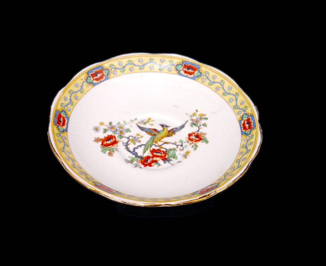 Antique Royal Albert Crown China Chelsea Bird the Exotic - Etsy Canada