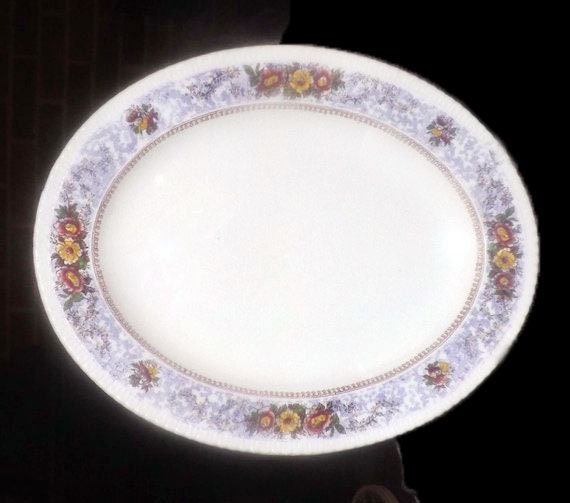 Antique George Jones | Crescent Pottery The Windsor oval platter made ...