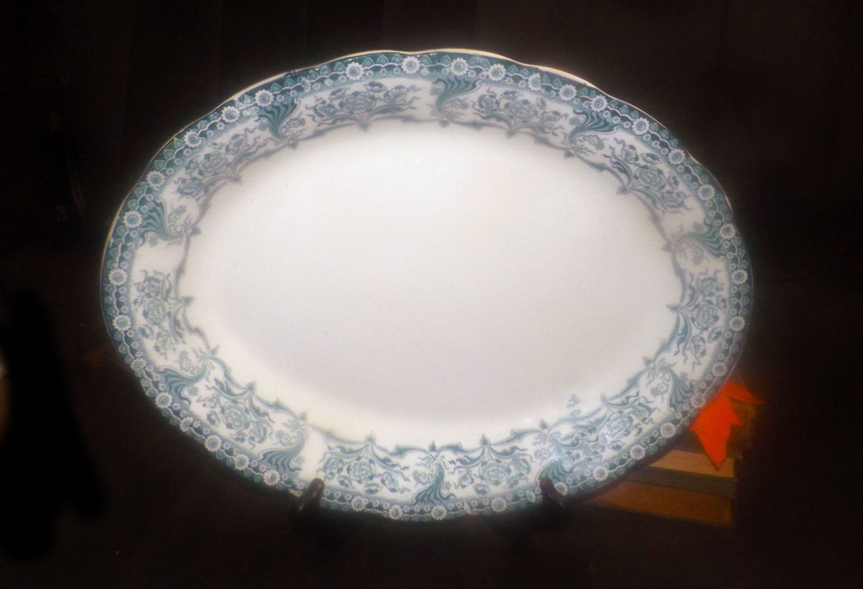 Antique Colonial Pottery | Winkle & Wood Malvern oval turkey platter ...