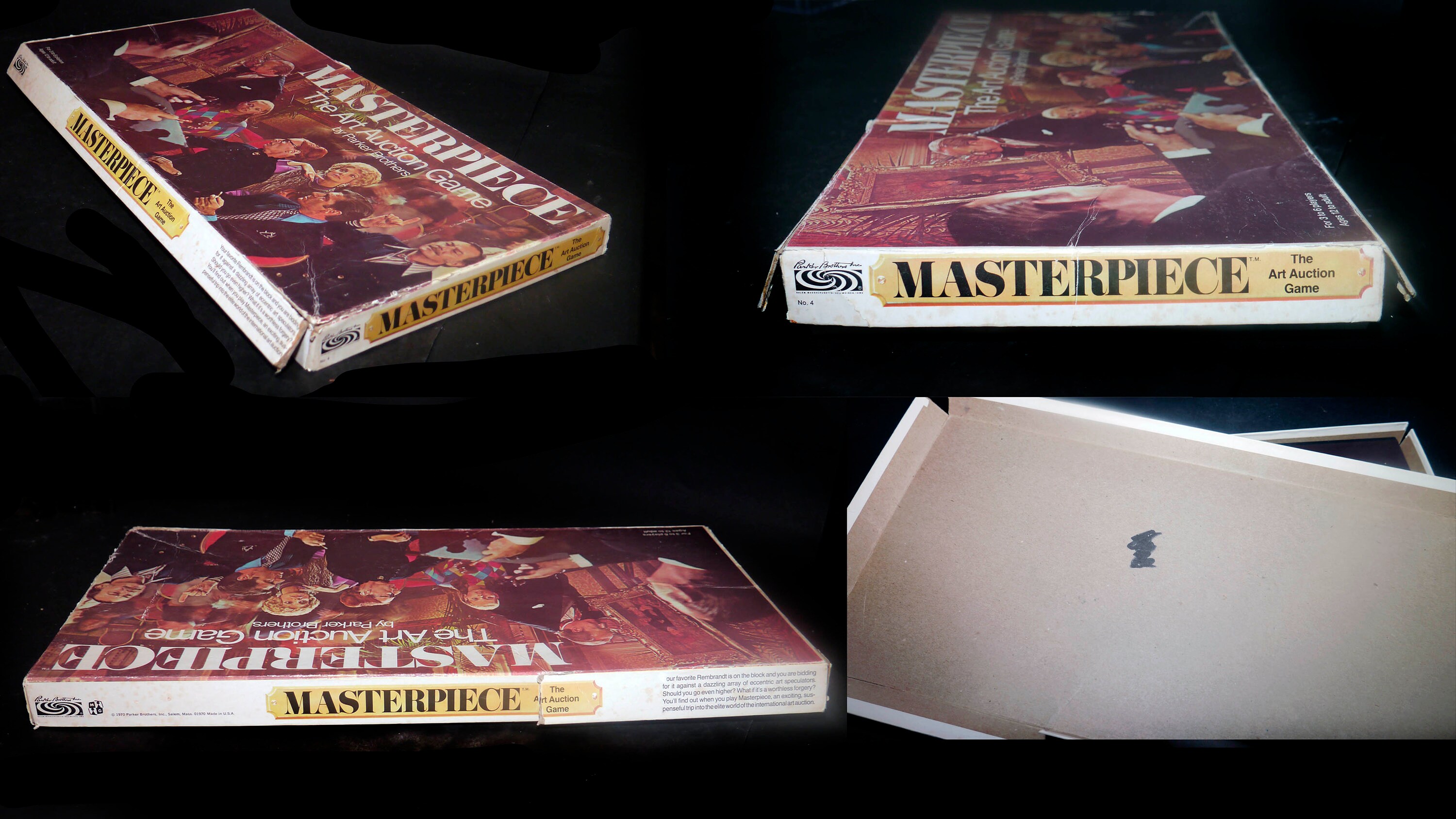 Vintage (1970) Masterpiece Board Game published by Parker Brothers.