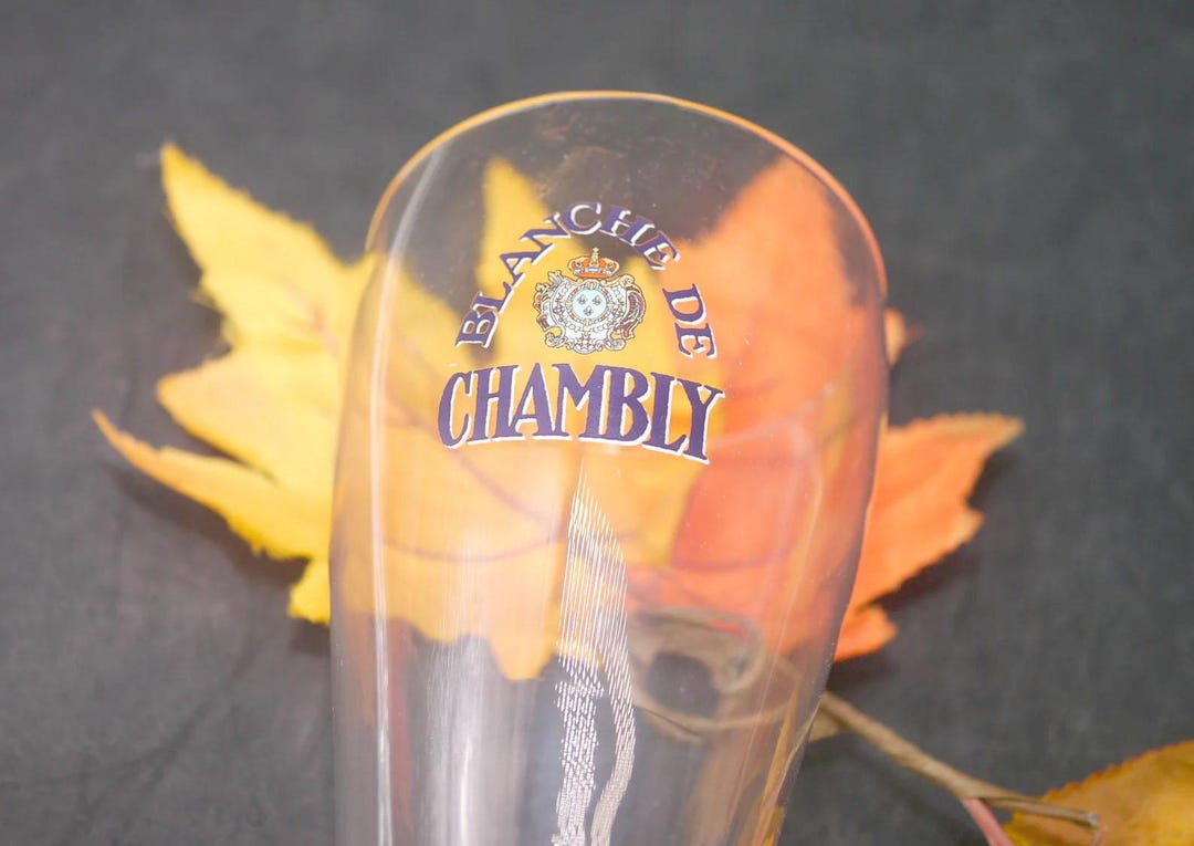 Vintage Blanche De Chambly Beer Pint Glass - Unibroue Quebec Canada ...