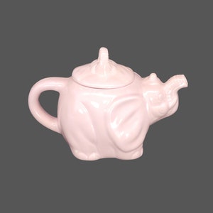Pink Elephant Ceramic Tea-for-two | Two-cup | Small Teapot With Lid. - Etsy
