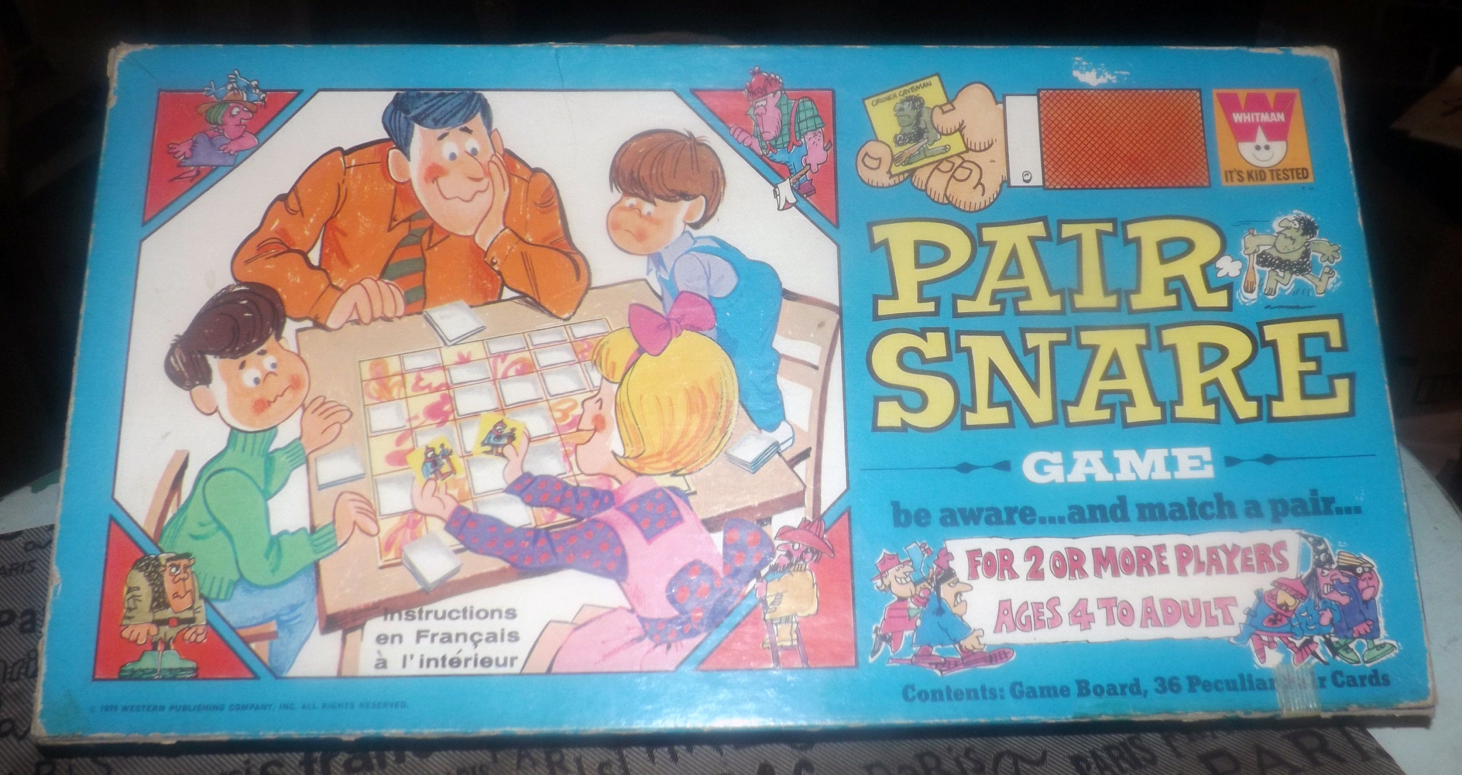 Vintage (c.1970) SUPER RARE! Whitman | Western Publishing Pair Snare ...