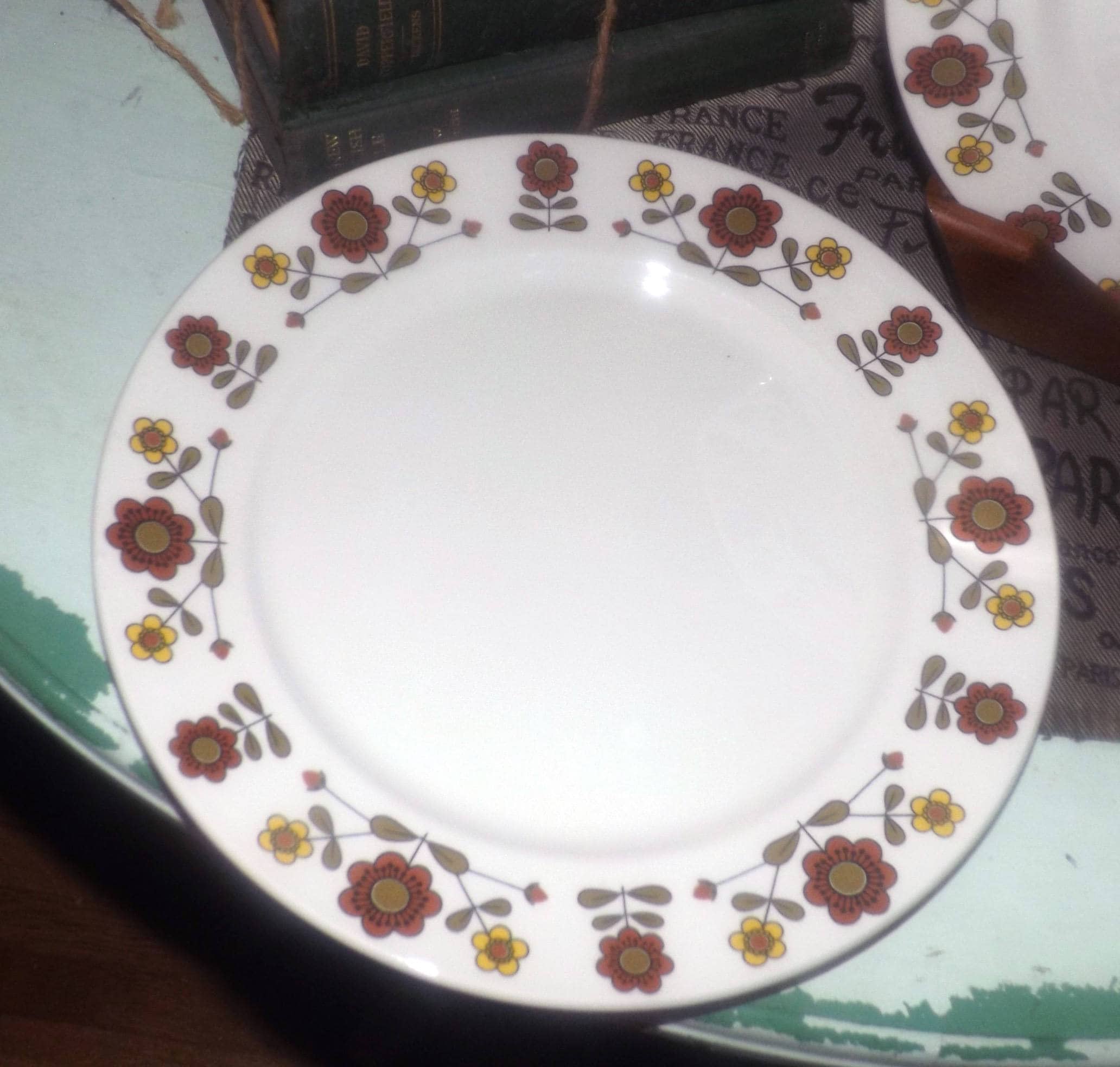 Vintage (1970s) Grindley Hotelware 10-72 dinner plate. Duraline ...