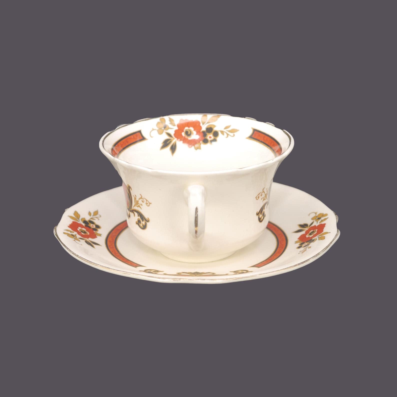 Vintage Royal Staffordshire Betsy Art-deco Cup and Saucer Set Made in ...