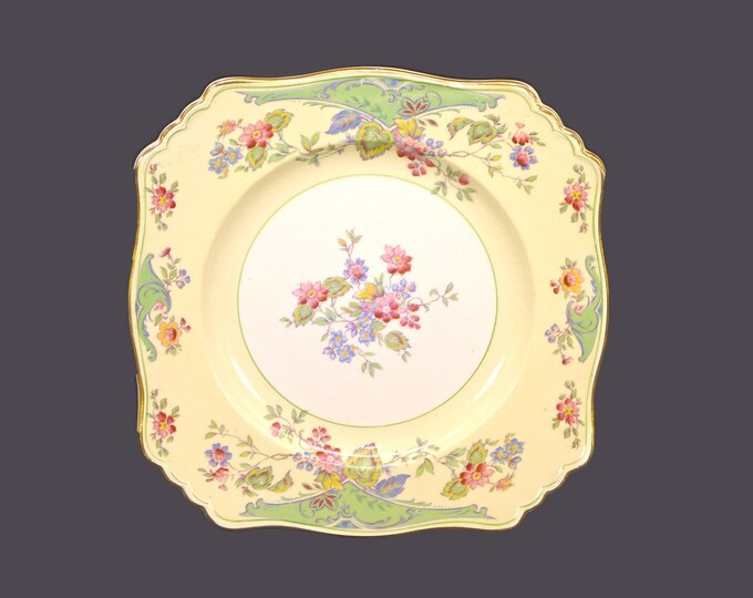 Royal Winton Grimwades 1048 Square Luncheon Plate. Ivory Ware Made in ...