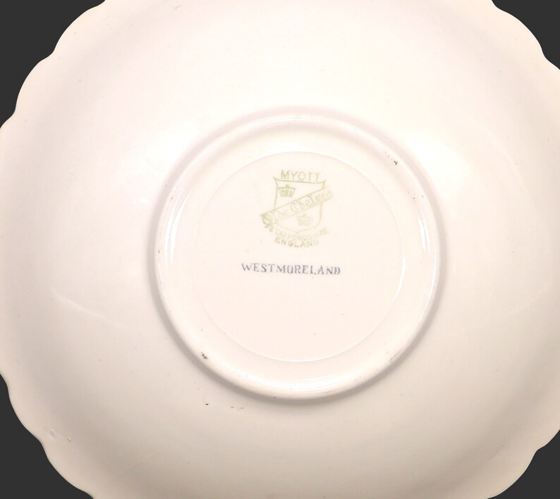 Vintage Myott Westmoreland Cereal Bowl. Old Chelsea Made in England ...