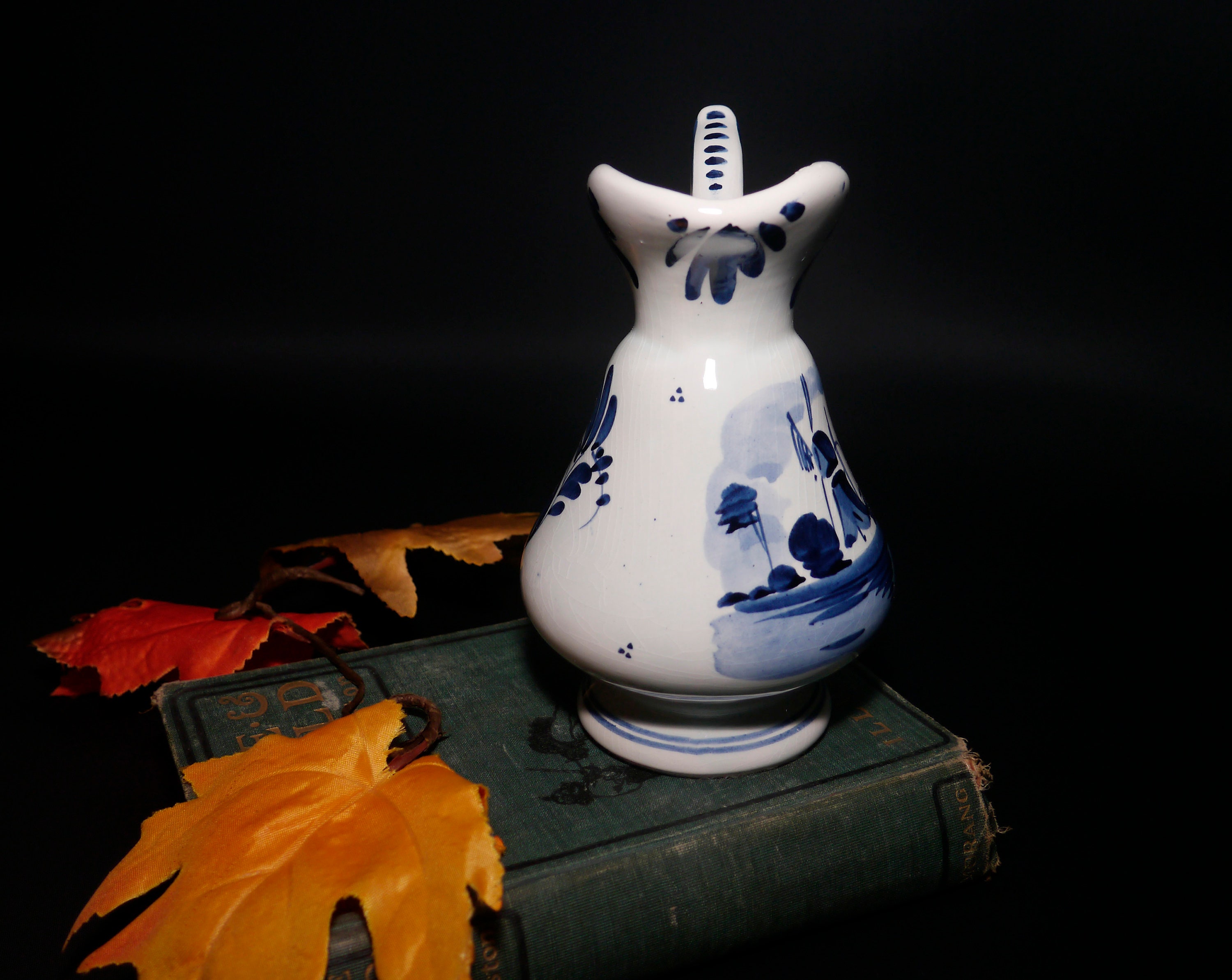 Hand-painted Delft Jug Made in Holland. Traditional Windmill - Etsy