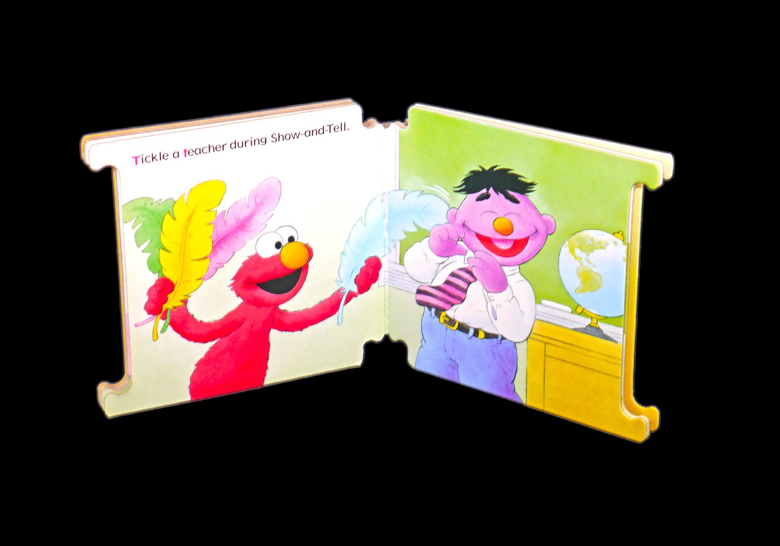 Sesame Street Letter T: Elmo's Ticklish T Interlocking - Etsy