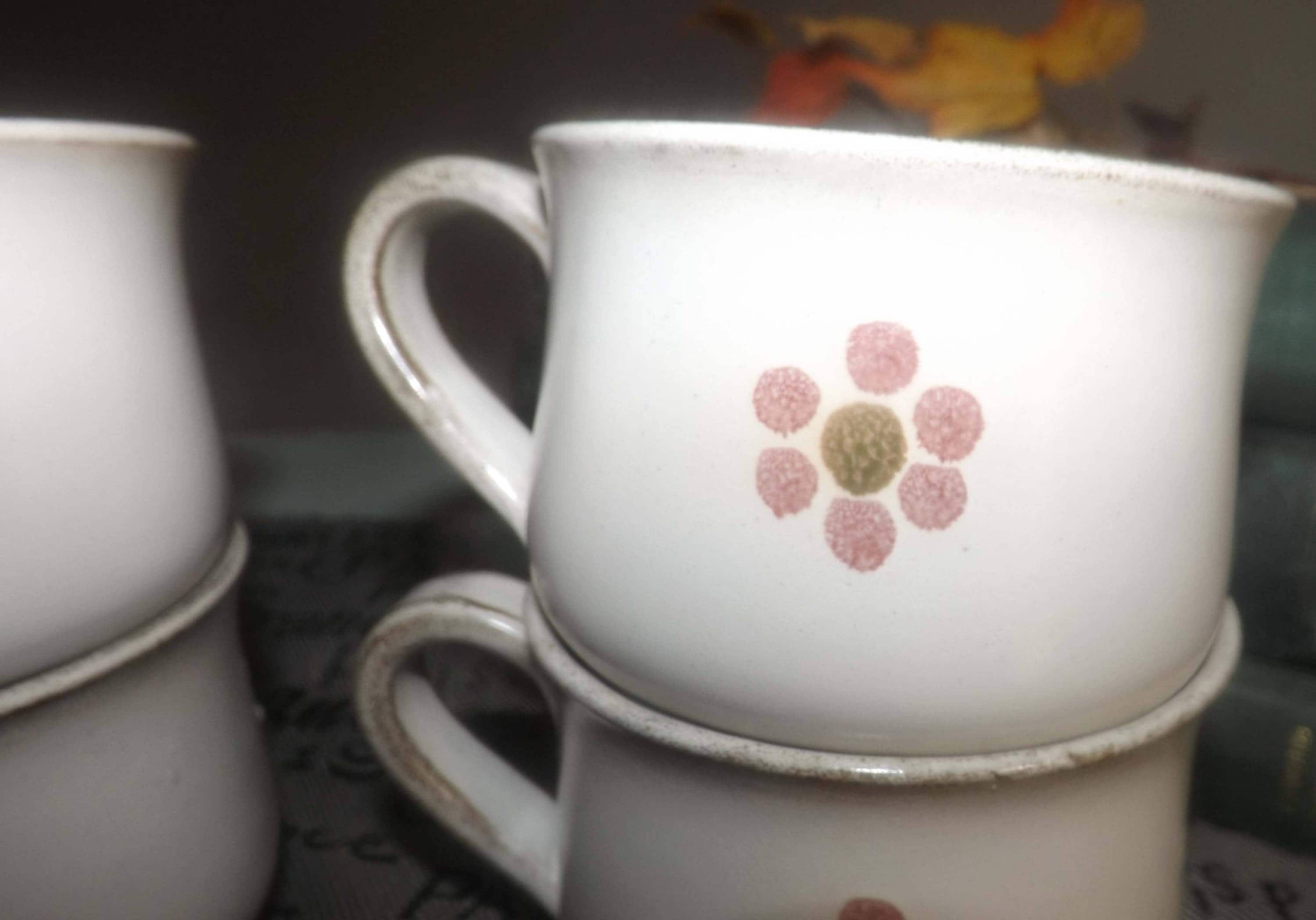 Set of 4 vintage (1970s) Denby Gypsy orphan cups only. Vintage ...