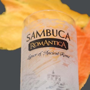 Sambuca Romantica Molinari "the Liquor of Ancient Rome" Etched-glass ...