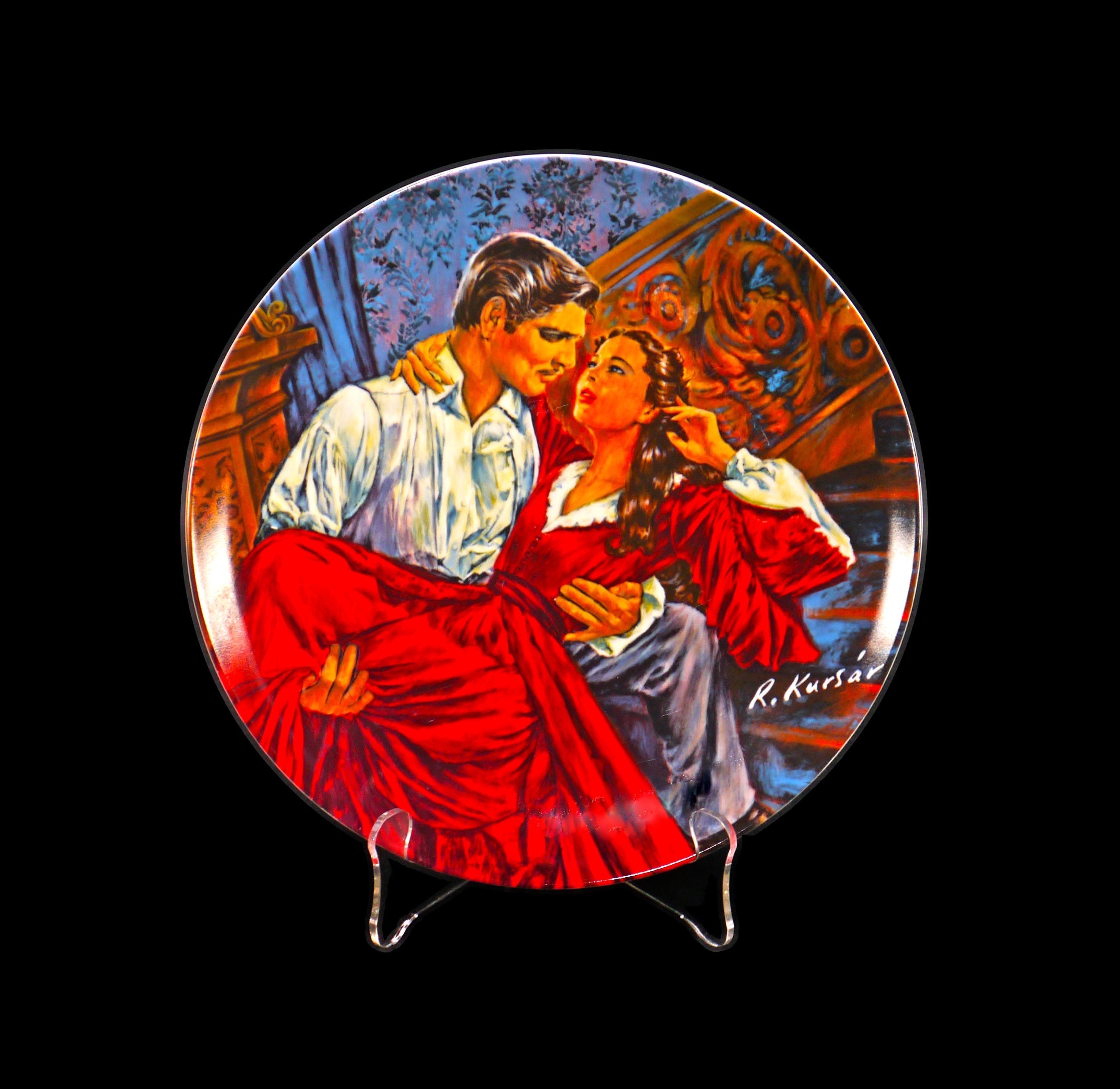 Limited-edition numbered Knowles Scarlett O'Hara Rhett Butler The ...