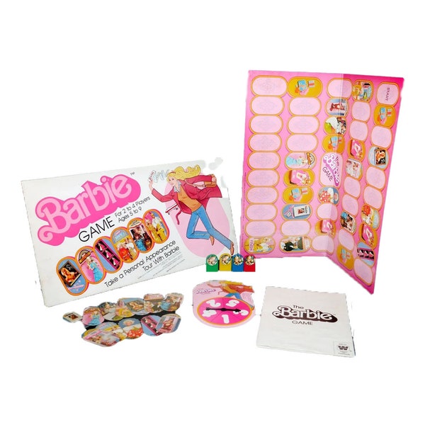 Barbie Board Game - Etsy