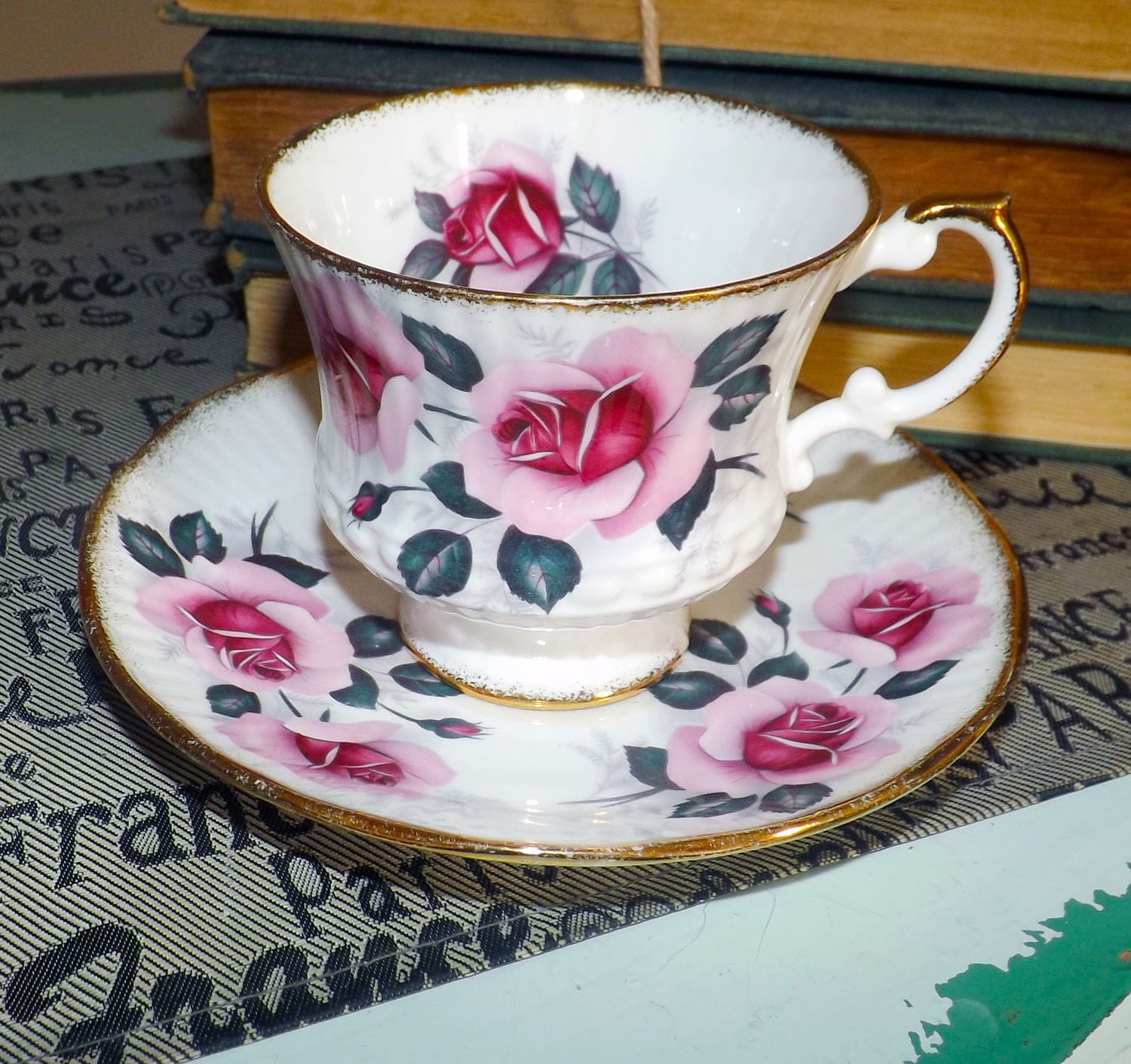 Vintage (1960s) Elizabethan | Taylor & Kent Pottery 4283 tea set ...