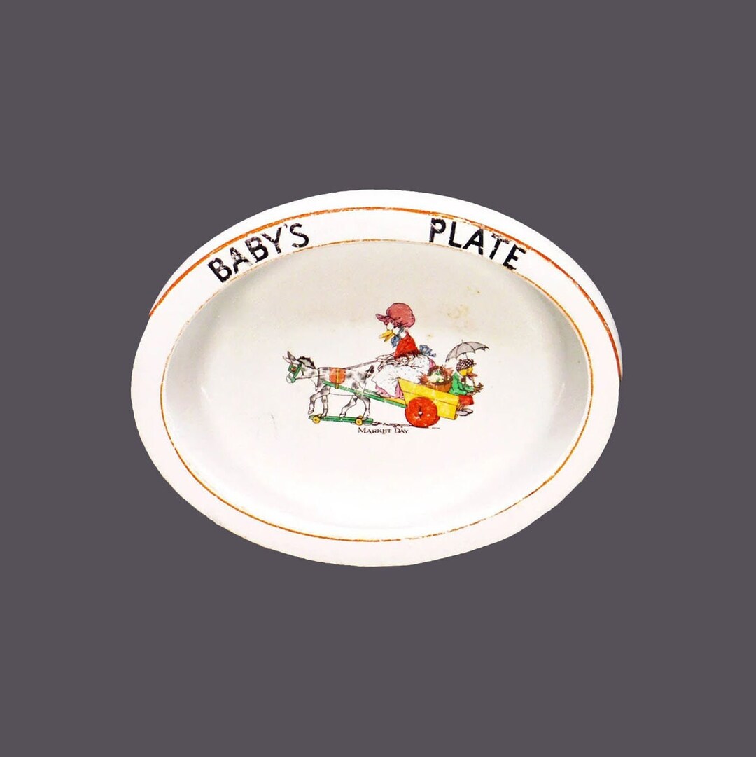 Antique Paragon Star Early Mallet Soper-like Baby's Oval Cereal ...