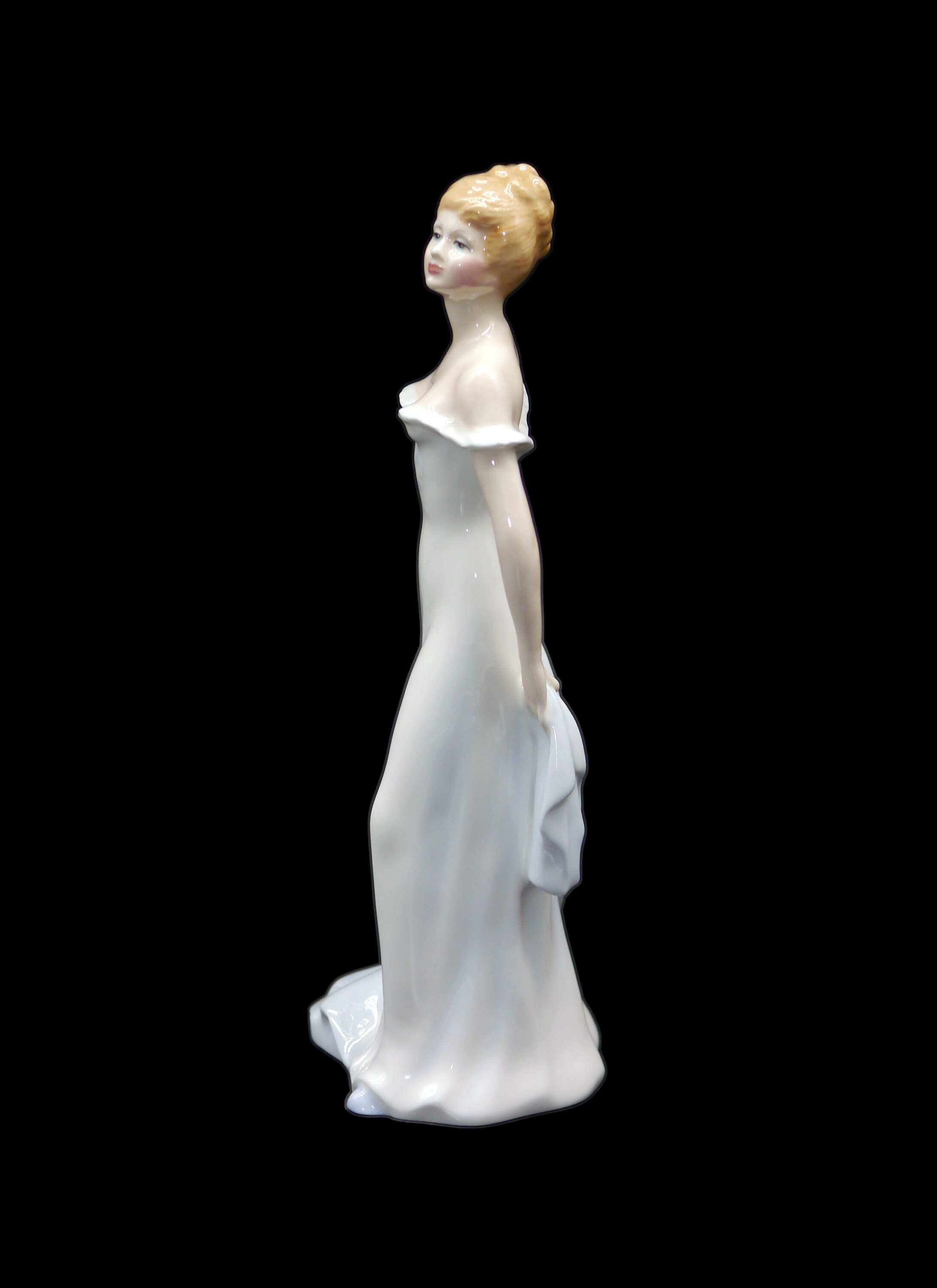 Francesca Staffordshire Pottery Diana porcelain figurine. Numbered 0948 ...