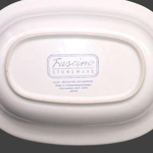Yamaka Fascino Oval Stoneware Serving Bowl Made in Japan. Sold ...