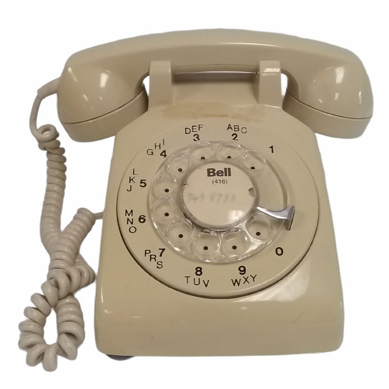 Bell Telephone Rotary Dial Phone. Choice of Color. CD500 Made - Etsy