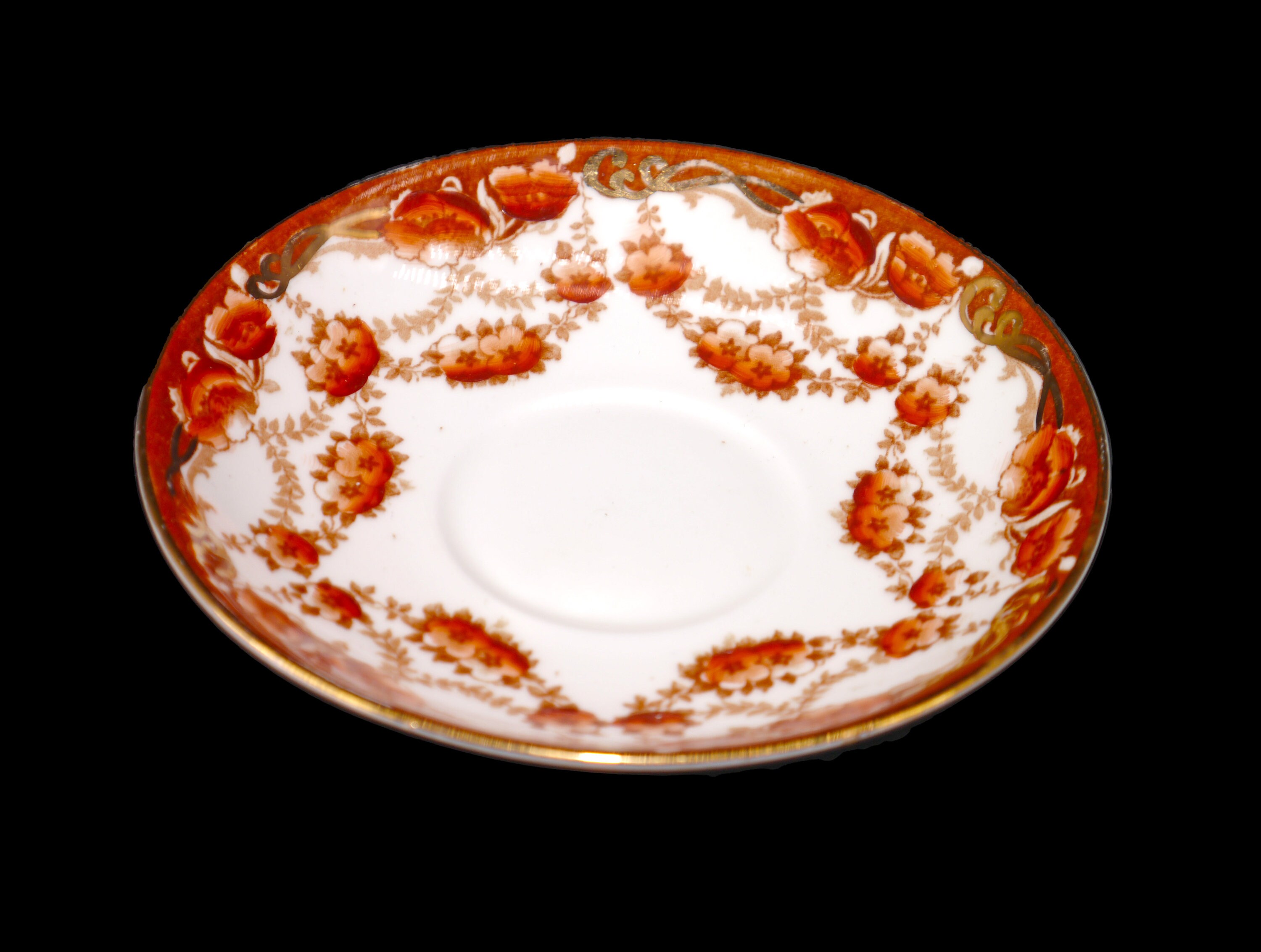 Collingwoods 134 bone china cup and saucer set made in England. Rust ...